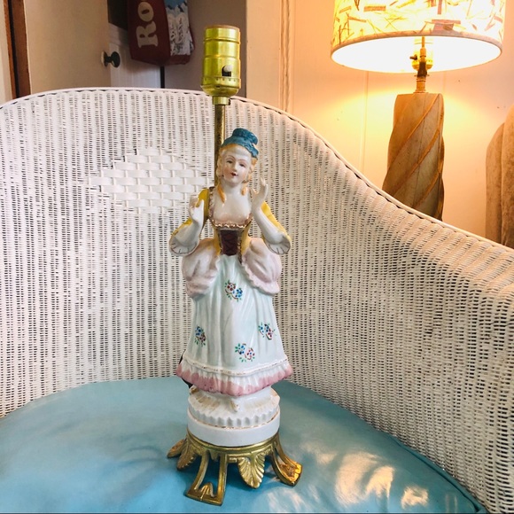 Vintage | Accents | Vintage Porcelain Doll Lamp | Poshmark